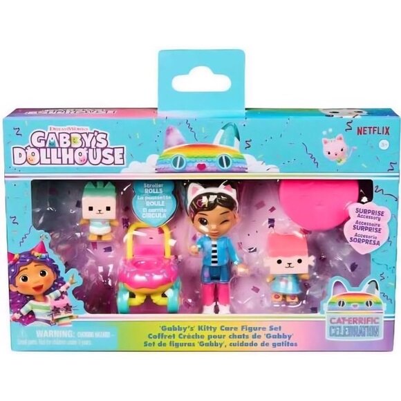 Gabby'S Dollhouse | Toys | Gabbys Dollhouse Kitty Care Figure Set Gabby ...